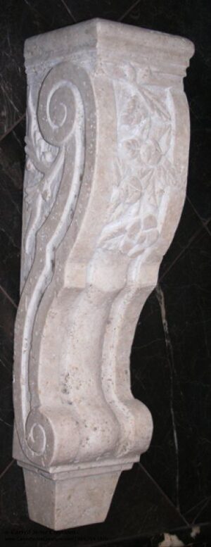 Carved Stone Corbels - Carved Stone Creations | Travertine Corbels