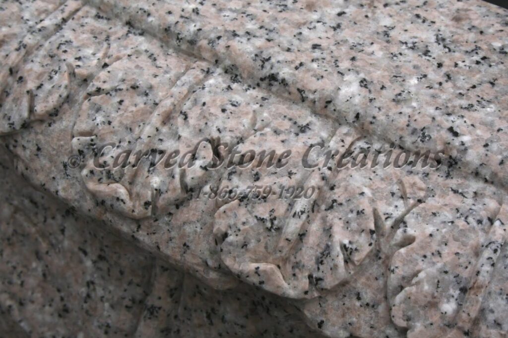 4-Tier Fountain, D54 x H108 Wild Rose Granite - CSC