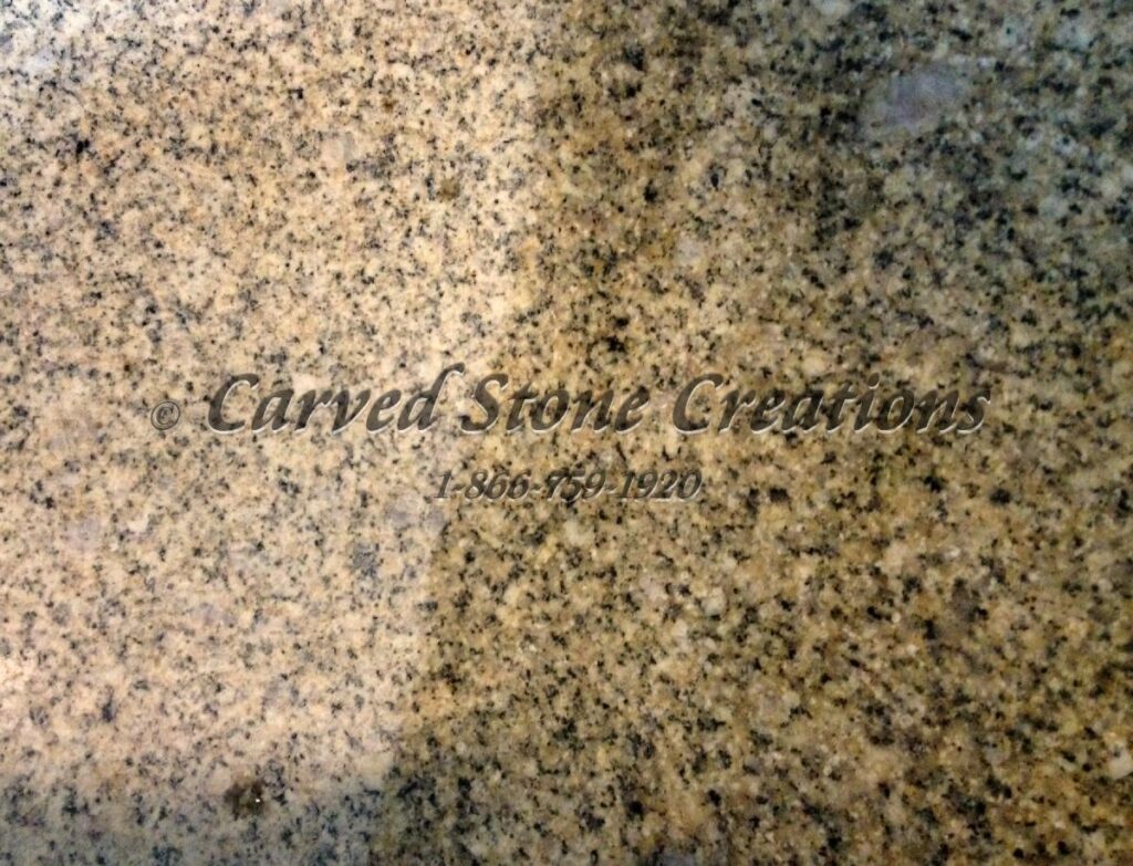 Tall 4-Tier Fountain D54" x H108". Golden Sesame Granite - Carved Stone ...
