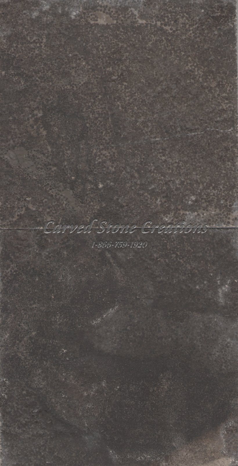 Honed Fortress Ebony Black Limestone Slab - Craved Stone Creations
